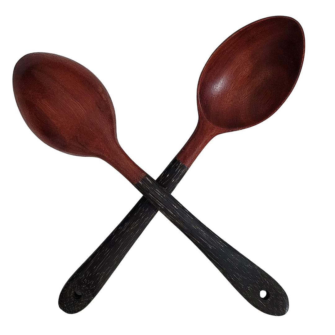 Palo sangre and pona palm wood utensils - hand made by Peruvian Amazon ...
